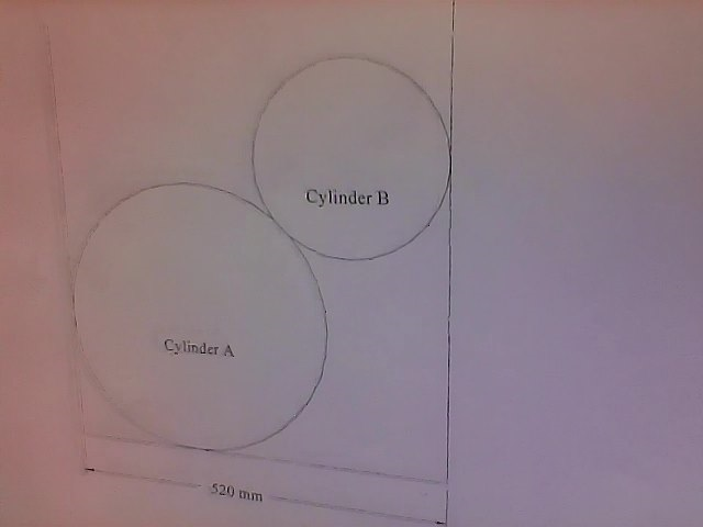 Solved two cylinders are supported in a box, as shown. | Chegg.com