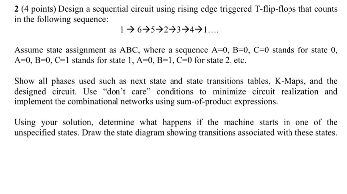 Solved Design a sequential circuit using rising edge | Chegg.com