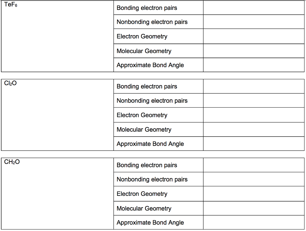 (Solved) - Transcribed image text : Part C. For each molecule, draw the... (1 Answer) | Transtutors