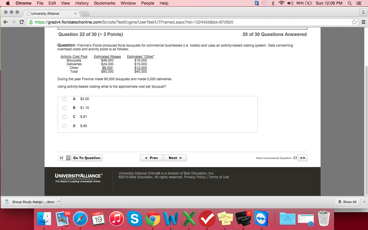 Solved Chrome File Edit View History Bookmarks Window People | Chegg.com