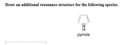 Solved Draw and additional resonance structure for the | Chegg.com