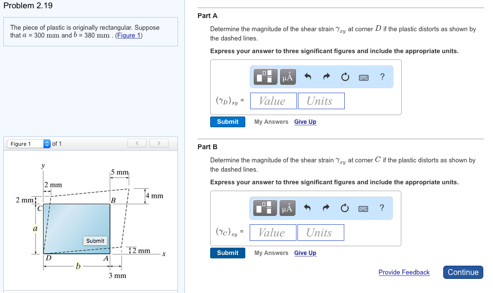 Solved The piece of plastic is originally rectangular. | Chegg.com