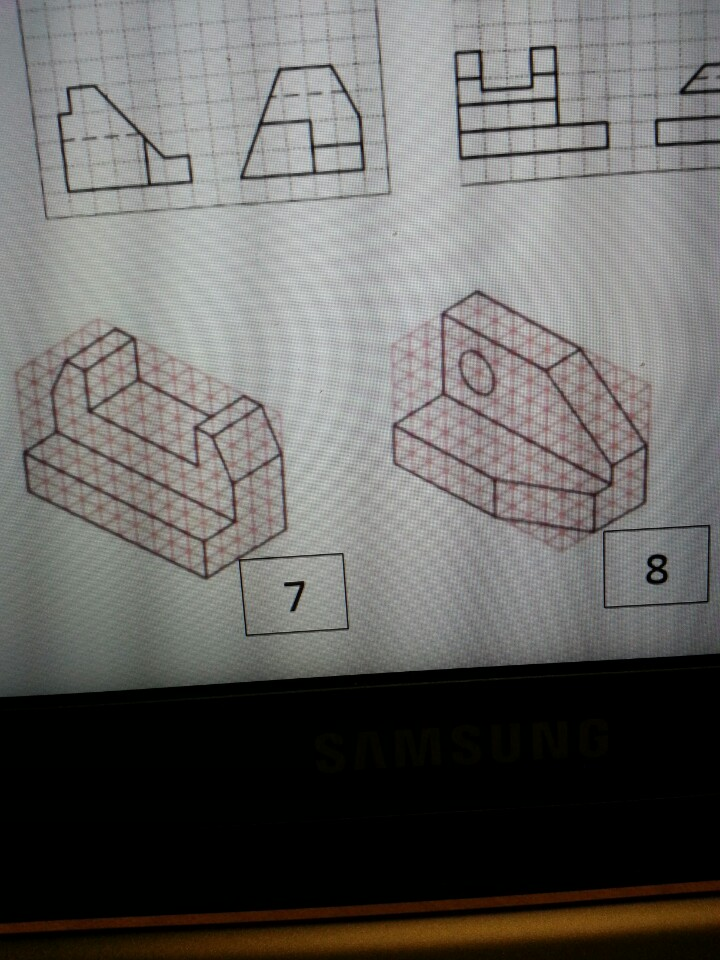 Orthographic projection Easy ones!! | Chegg.com