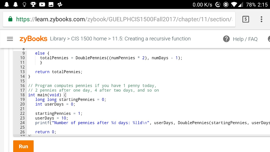 Solved a Q Q D 0.00 Ks OV 78% 2:15 CHALLENGE 11.5.1: | Chegg.com Solved a Q Q D 0.00 Ks OV 78% 2:15 CHALLENGE 11.5.1: | Chegg.com