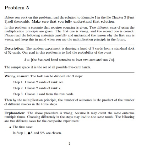 Solved Problem 5 Before you work on this problem, read the | Chegg.com