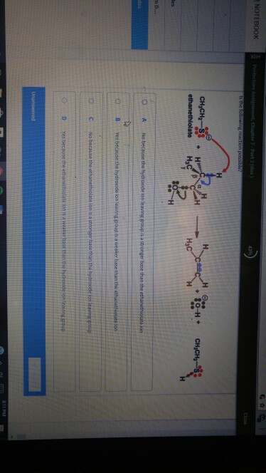 Solved OTEBOOK Br CH2Br ethoxide O A yes, because the | Chegg.com