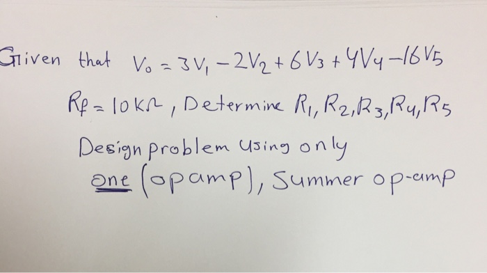 Solved Given that V_0 = 3V_1 - 2V_2 + 6V_3 + 4V_4 - 16V_5 | Chegg.com