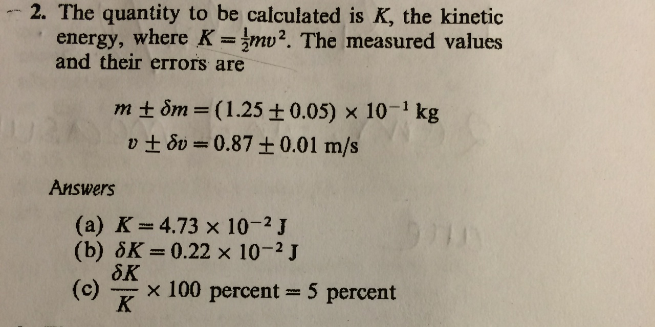 Solved Calculate: a) The defined quantity b) The error in | Chegg.com