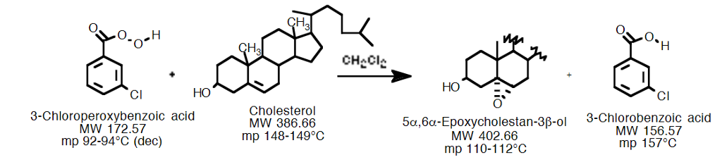 Solved For the epoxidation of cholesterol reaction | Chegg.com
