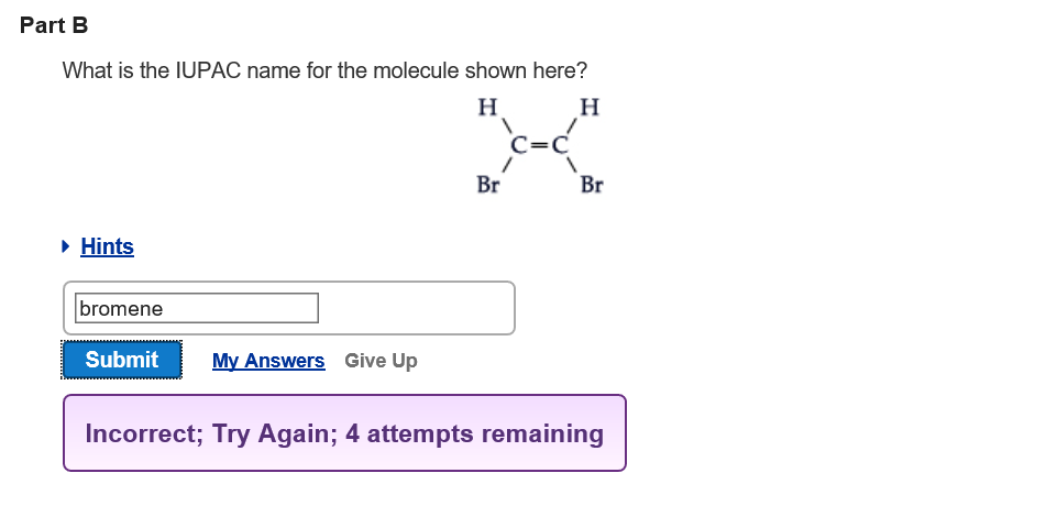 Solved What is the IUPAC name for the molecule shown here? | Chegg.com