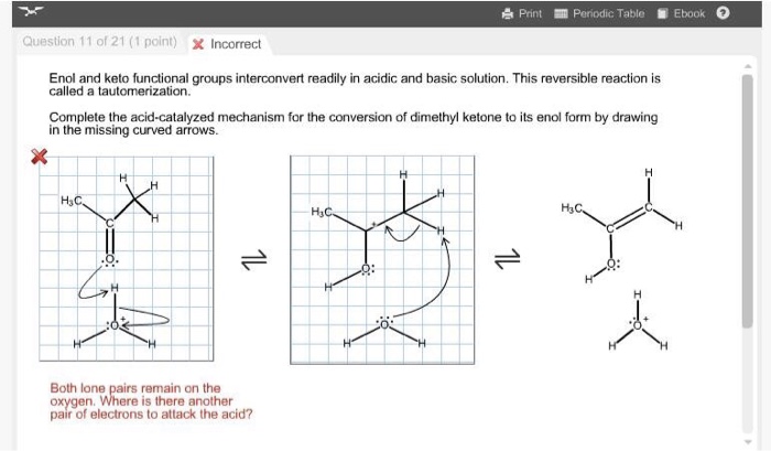 Solved Enol and keto functional groups interconvert readily | Chegg.com