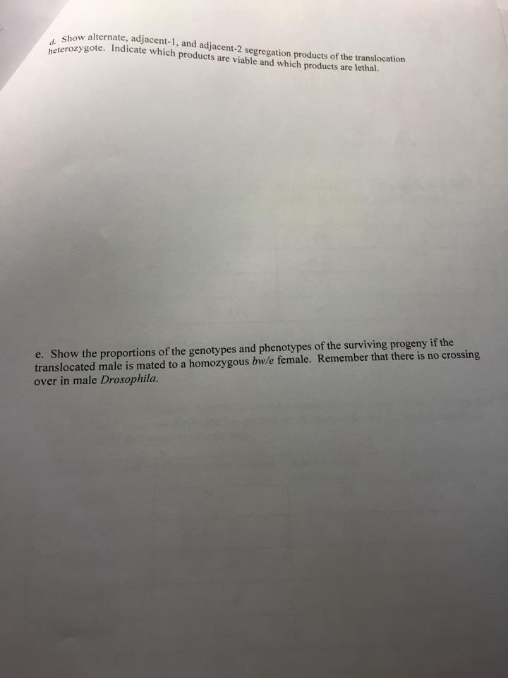 Solved d. Show alternate, adjacent-1, and adjacent-2 | Chegg.com