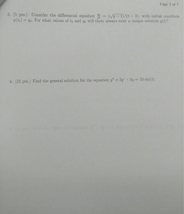 Solved Consider the differential equation dy/dt = | Chegg.com