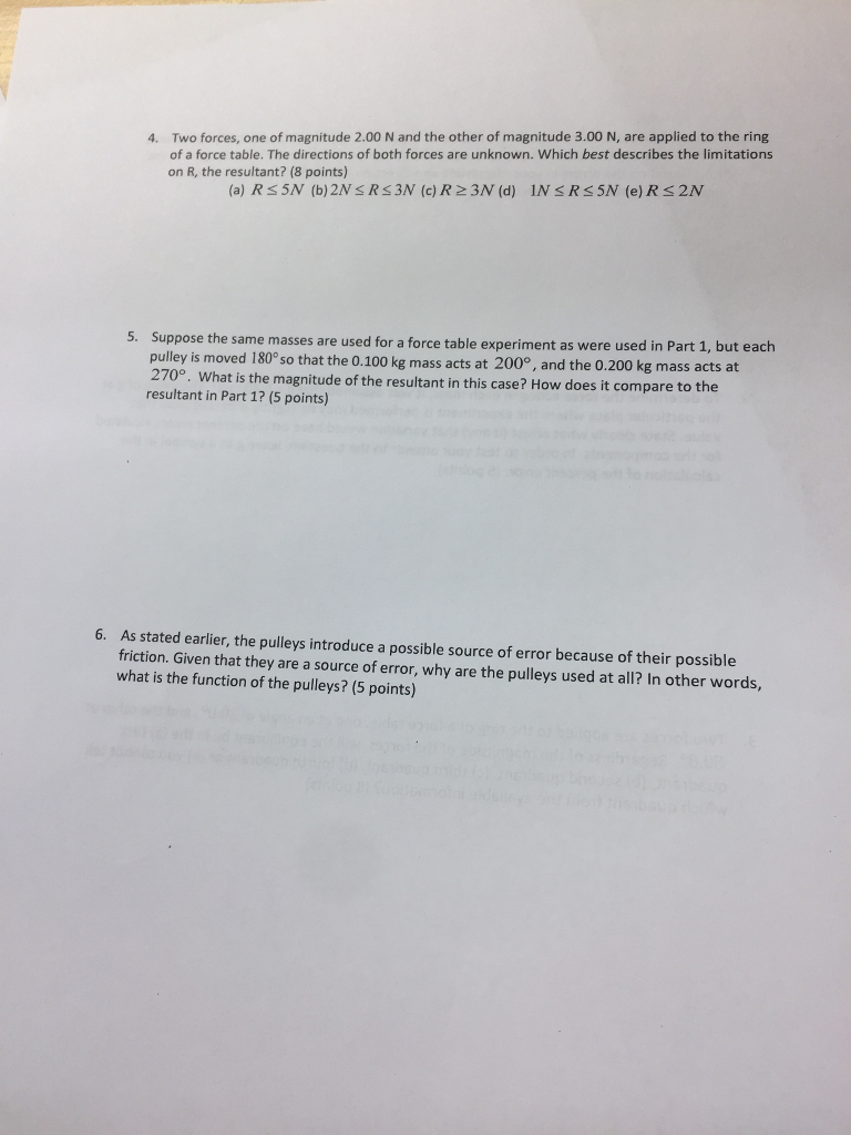 If you can just answer the table i can figure out the | Chegg.com