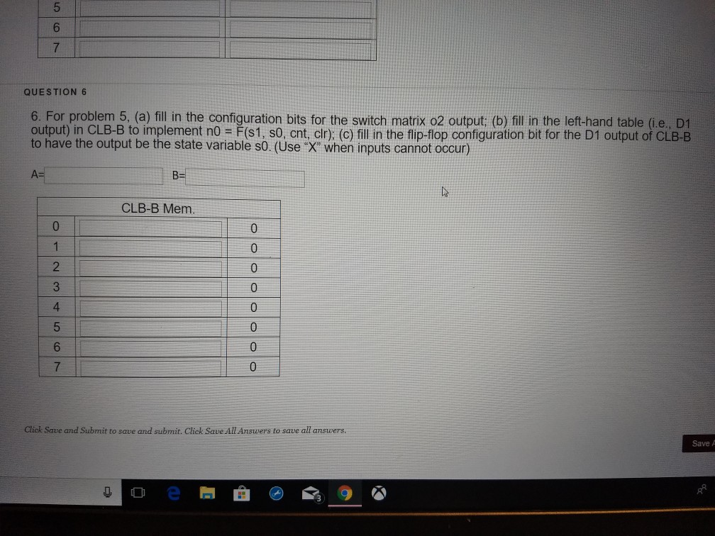Question Completion Status 5 Given The Fpga In 