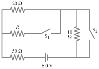 Solved The current through the 20 ? resistor in the | Chegg.com