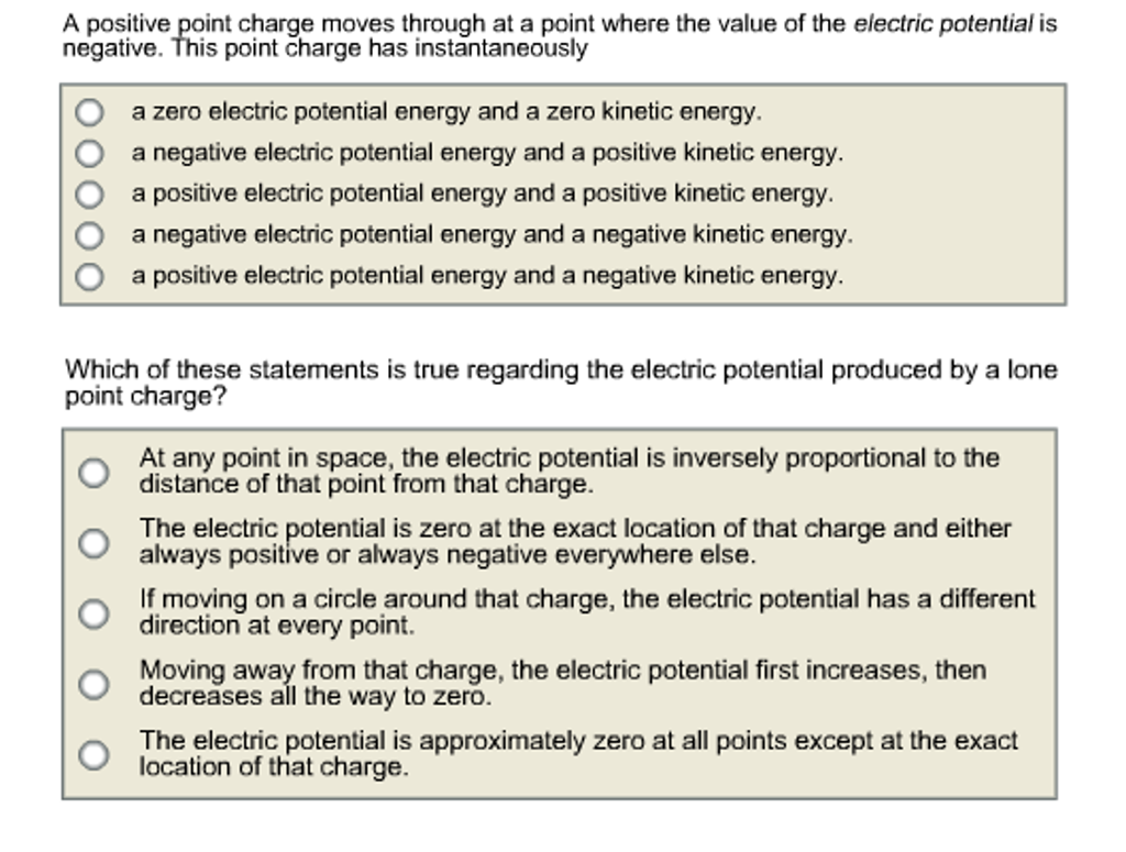 Solved A positive point charge moves through at a point | Chegg.com
