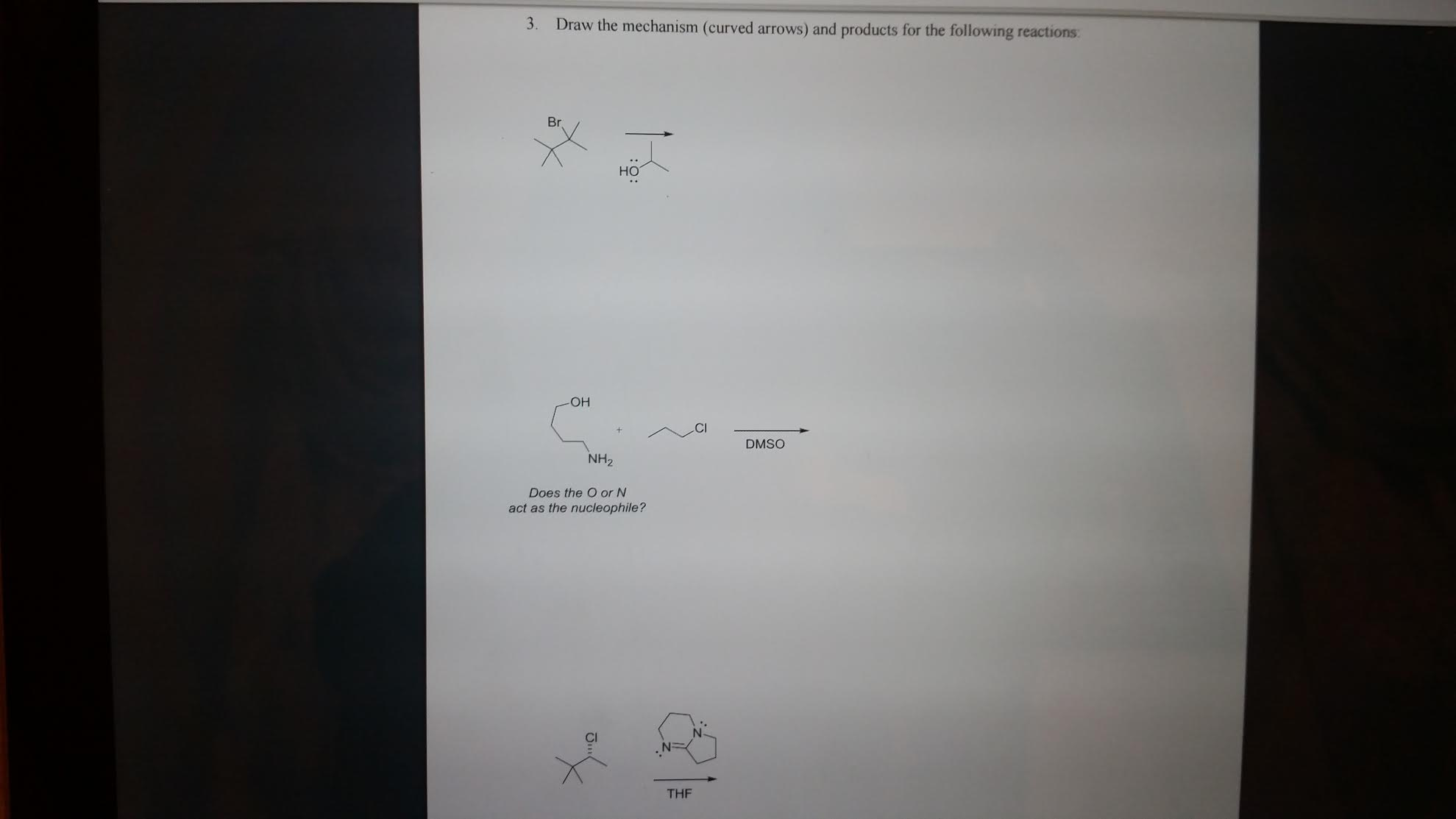 Solved Draw the mechanism (curved arrows) and products for | Chegg.com