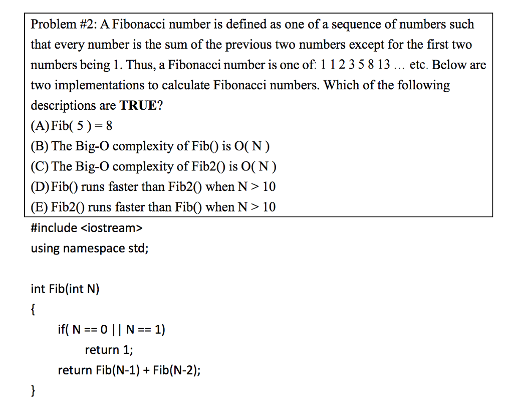 Solved A Fibonacci number is defined as one of a sequence of | Chegg.com