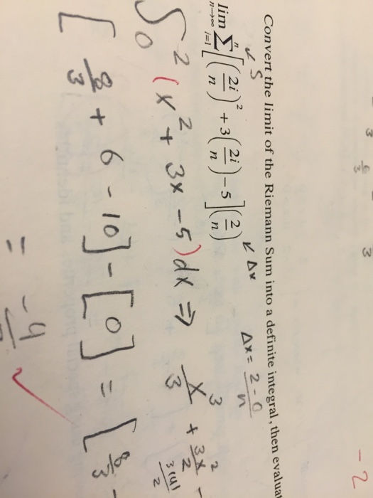 Solved Convert the limit of the Riemann Sum into a definite | Chegg.com
