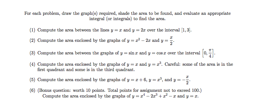 Solved For each problem, draw the graph(s) reguired, shade | Chegg.com