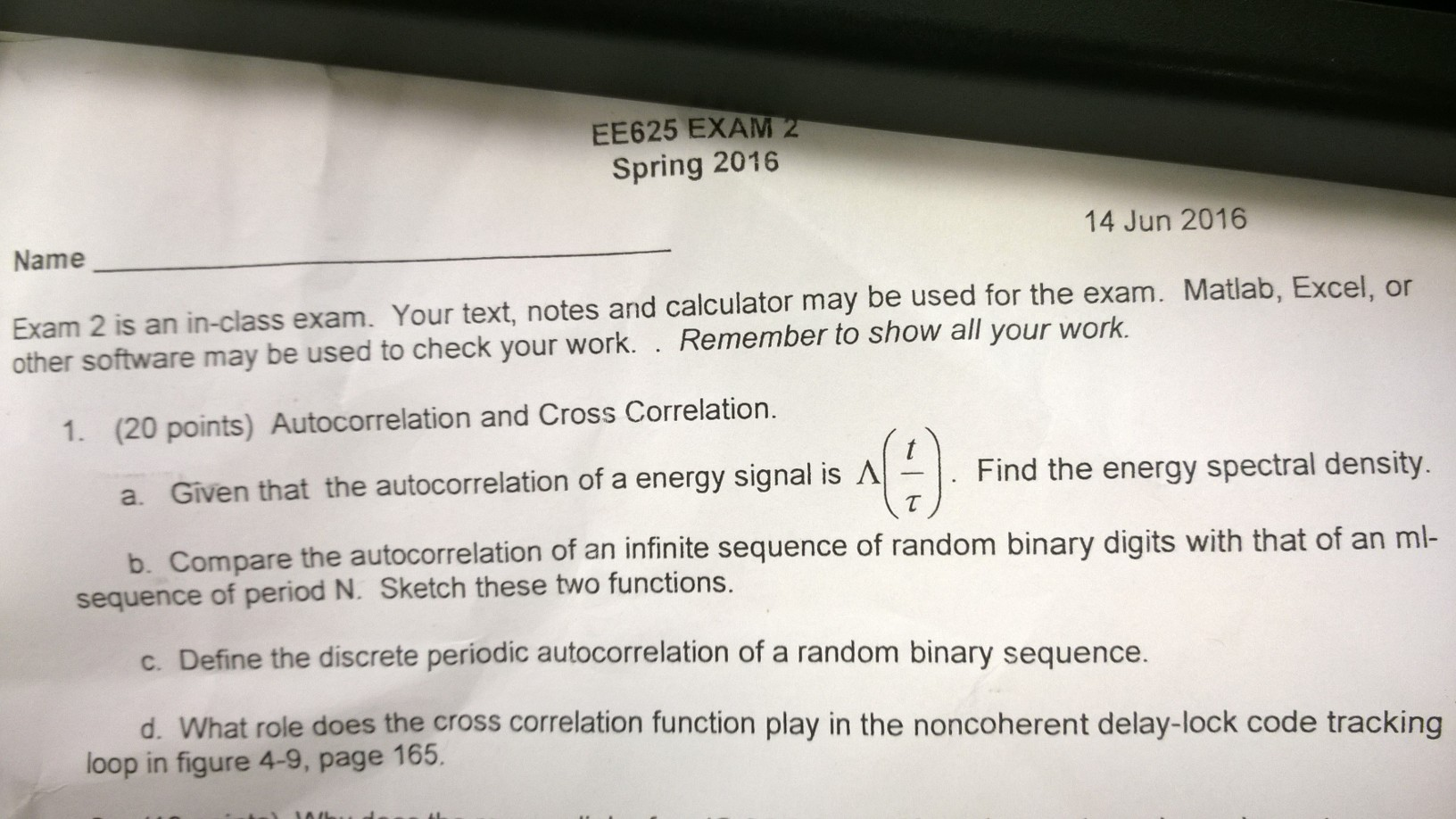 Autocorrelation And Cross Correlation Given That