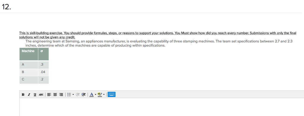 Solved 12 This is skill-building exercise. You should | Chegg.com