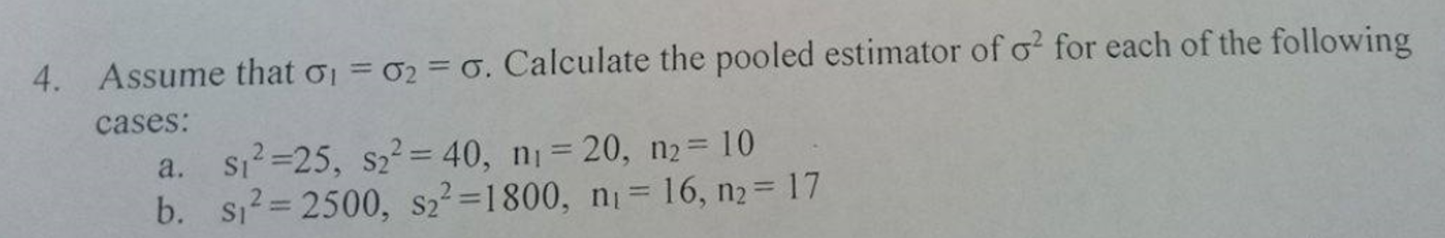 Solved Assume that sigma_1 = sigma_2 = sigma. Calculate the | Chegg.com