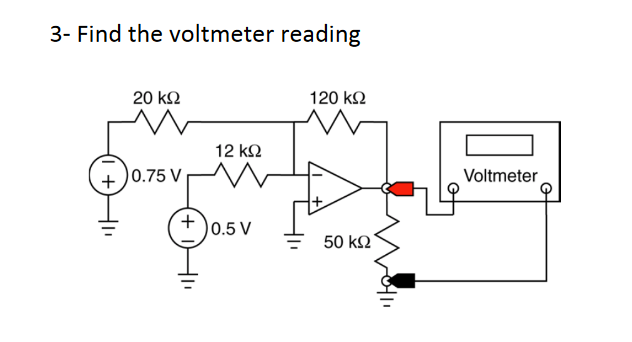 Solved Find the voltmeter reading | Chegg.com