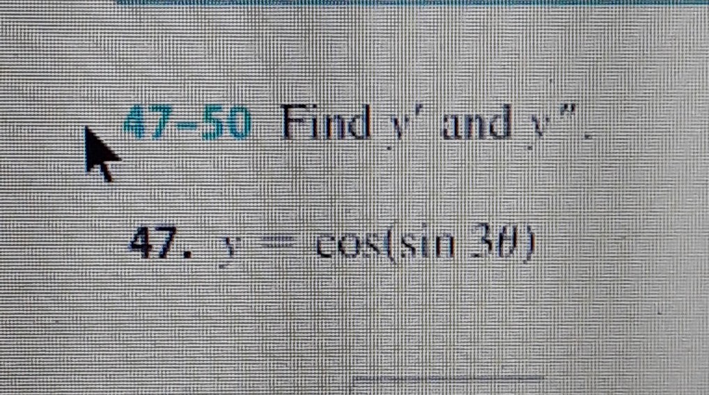 Solved find y' and y'' | Chegg.com
