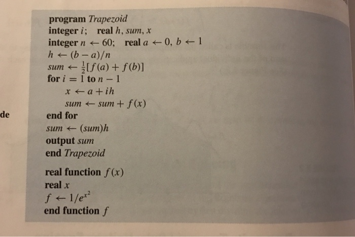 Solved Trapezoid Homework Read pages 201-206, 208-210 of the | Chegg.com