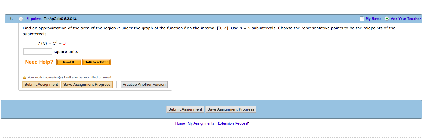 Solved Find an approximation of the area of the region R | Chegg.com