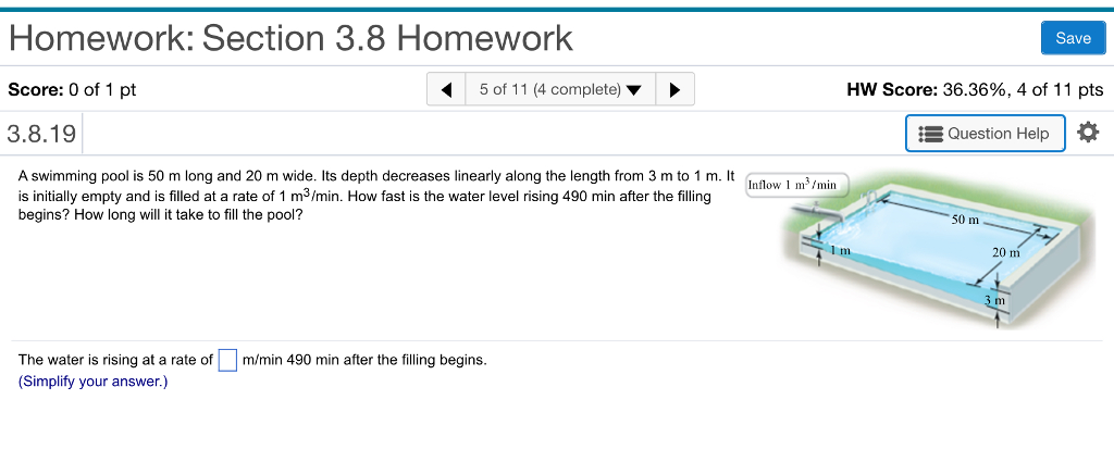 Solved Homework: Section 3.8 Homework Score: 0 of 1 pt | Chegg.com