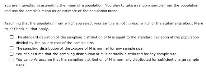 Solved You are interested in estimating the mean of a | Chegg.com