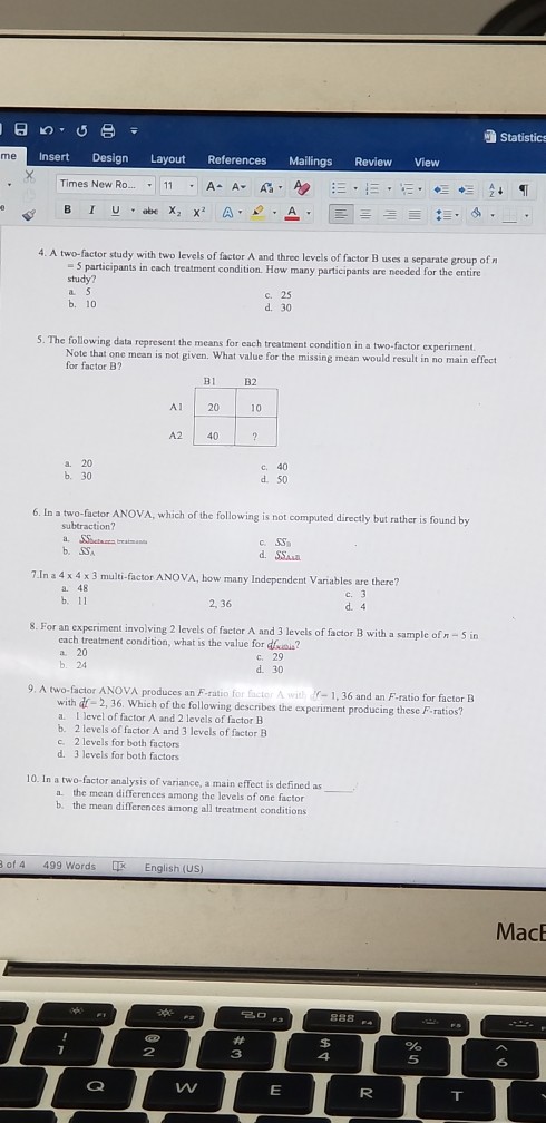 Solved Statistice Insert Design Layout References Mailings
