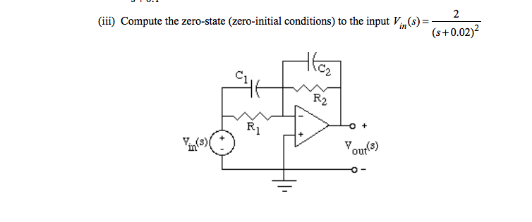 Solved (a) Consider the op amp circuit below. (i) Find the | Chegg.com
