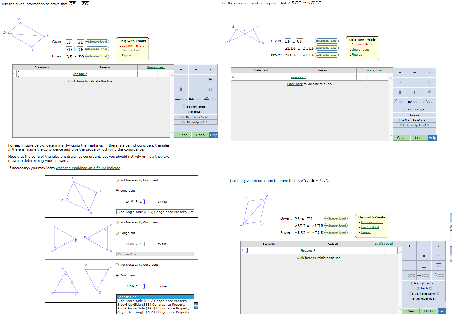 Solved Use the given information to prove that DE FG. | Chegg.com