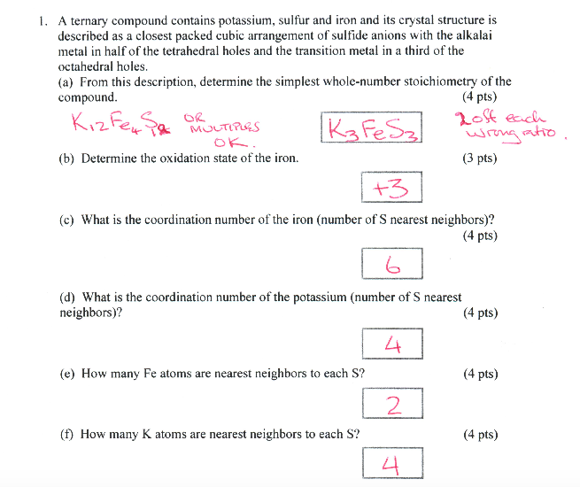 Solved How do we determine coordination numbers using ccp | Chegg.com