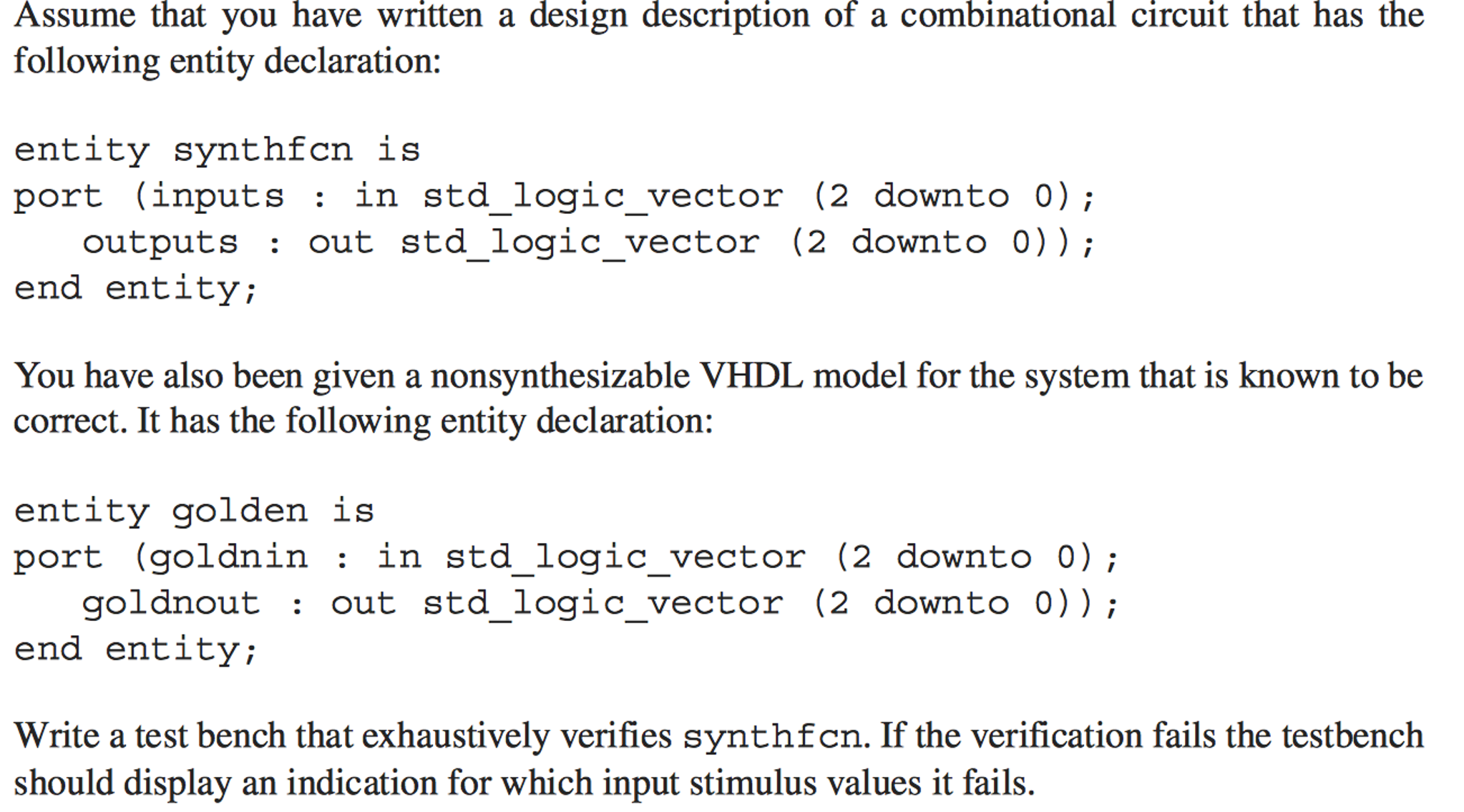 Assume that you have written a design description of | Chegg.com