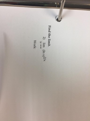 Solved what is the limit as x approaches infinity of (ln | Chegg.com