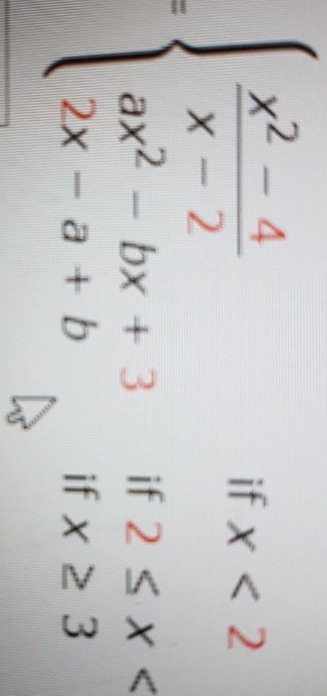 Solved Find the values of a and b that make fx continous | Chegg.com