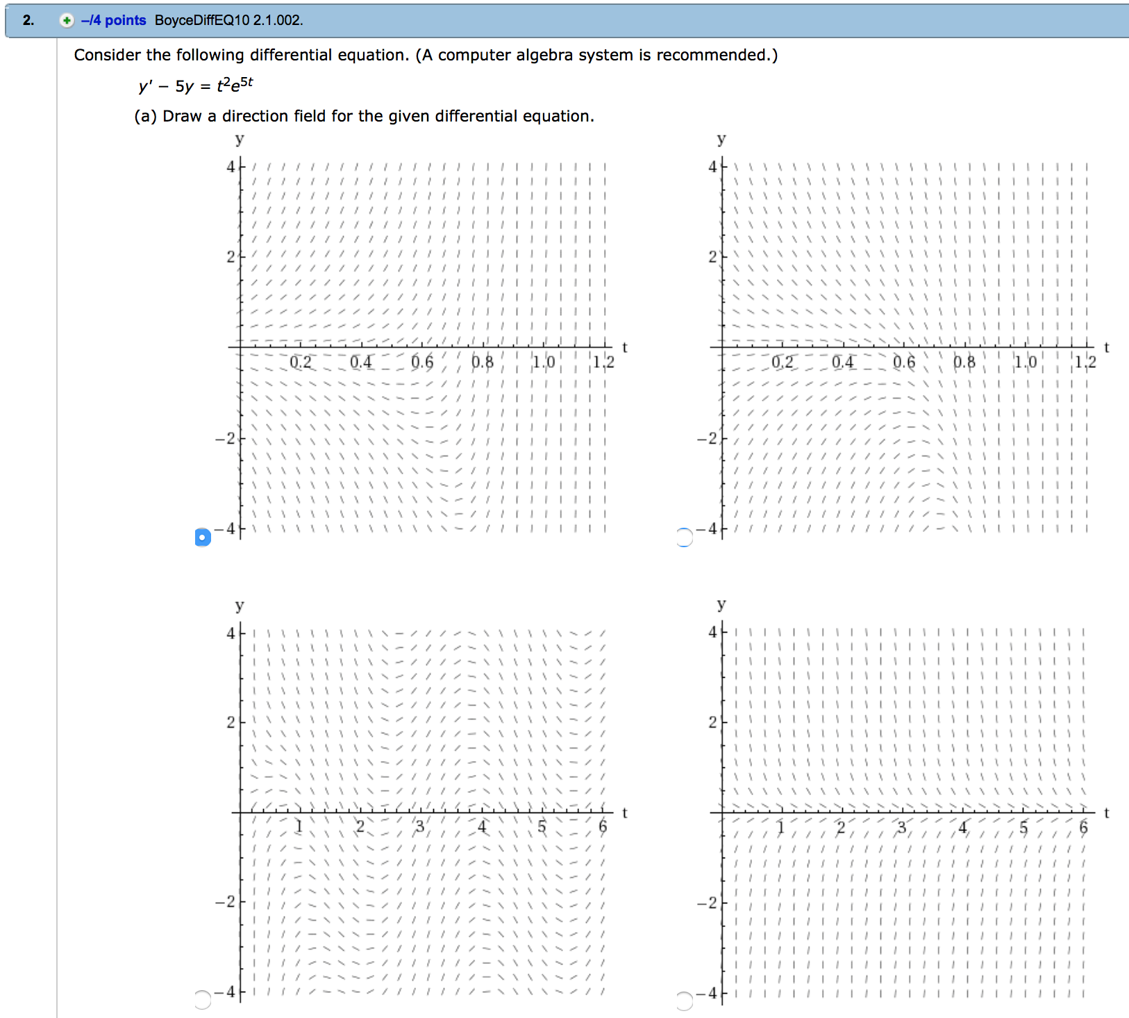 Solved Consider the following differential equation. (A | Chegg.com Solved Consider the following differential equation. (A | Chegg.com