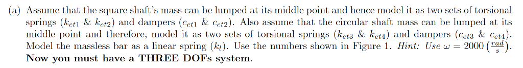 1. Figure 1 presents a thin disk suspended through | Chegg.com