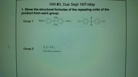 Solved Materials science homework for polymers. | Chegg.com