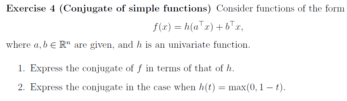 Solved 1.4. Convex Optimization and Advanced Linear Algebra. | Chegg.com