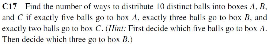 Solved Find the number of ways to distribute 10 distinct | Chegg.com