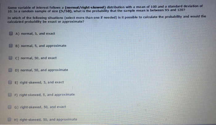 Solved Some variable of interest follows a | Chegg.com