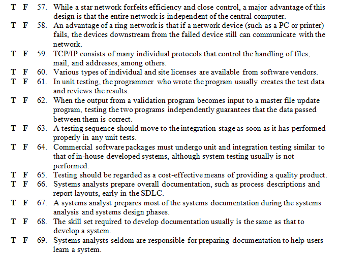 Solved T F While a star network forfeits efficiency and | Chegg.com