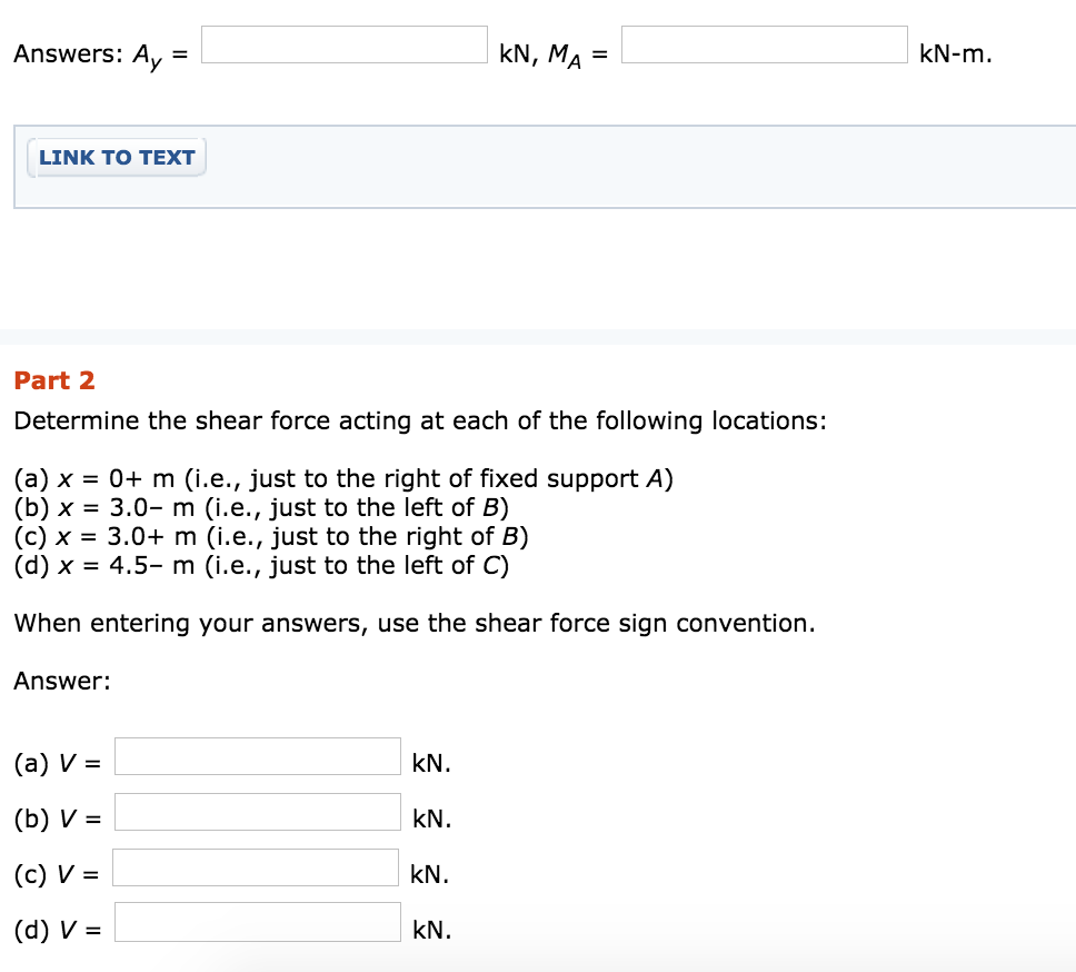 Solved Use the graphical method to construct the shear-force | Chegg.com