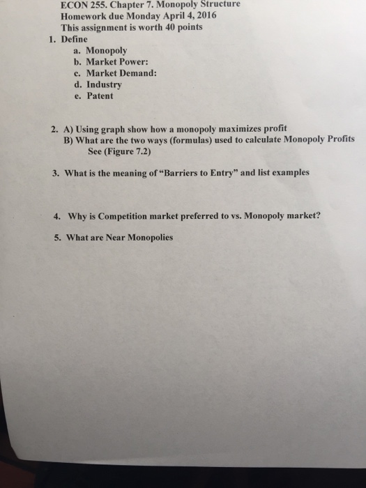 Solved Define Using graph show how a monopoly maximizes | Chegg.com